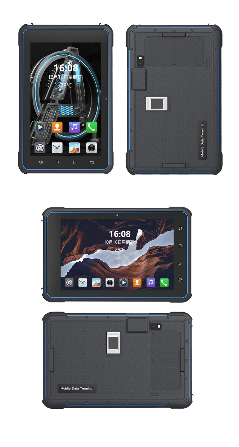8 Inch Android Rugged Tablet - 1000 Nits RFID Tablet