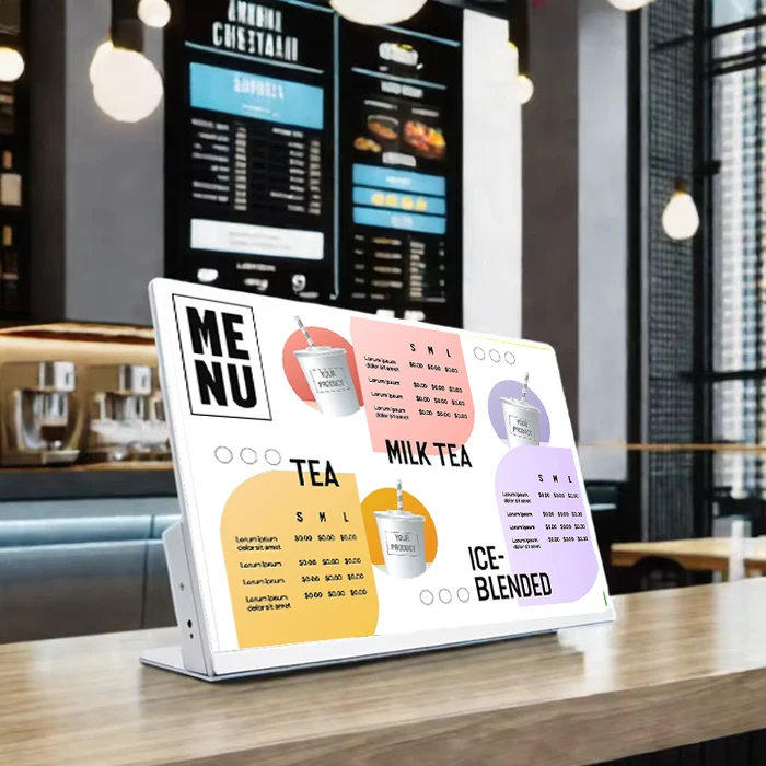 Popular Design Table Lcd Indoor Electronic Desktop Retail Digital Menu ...