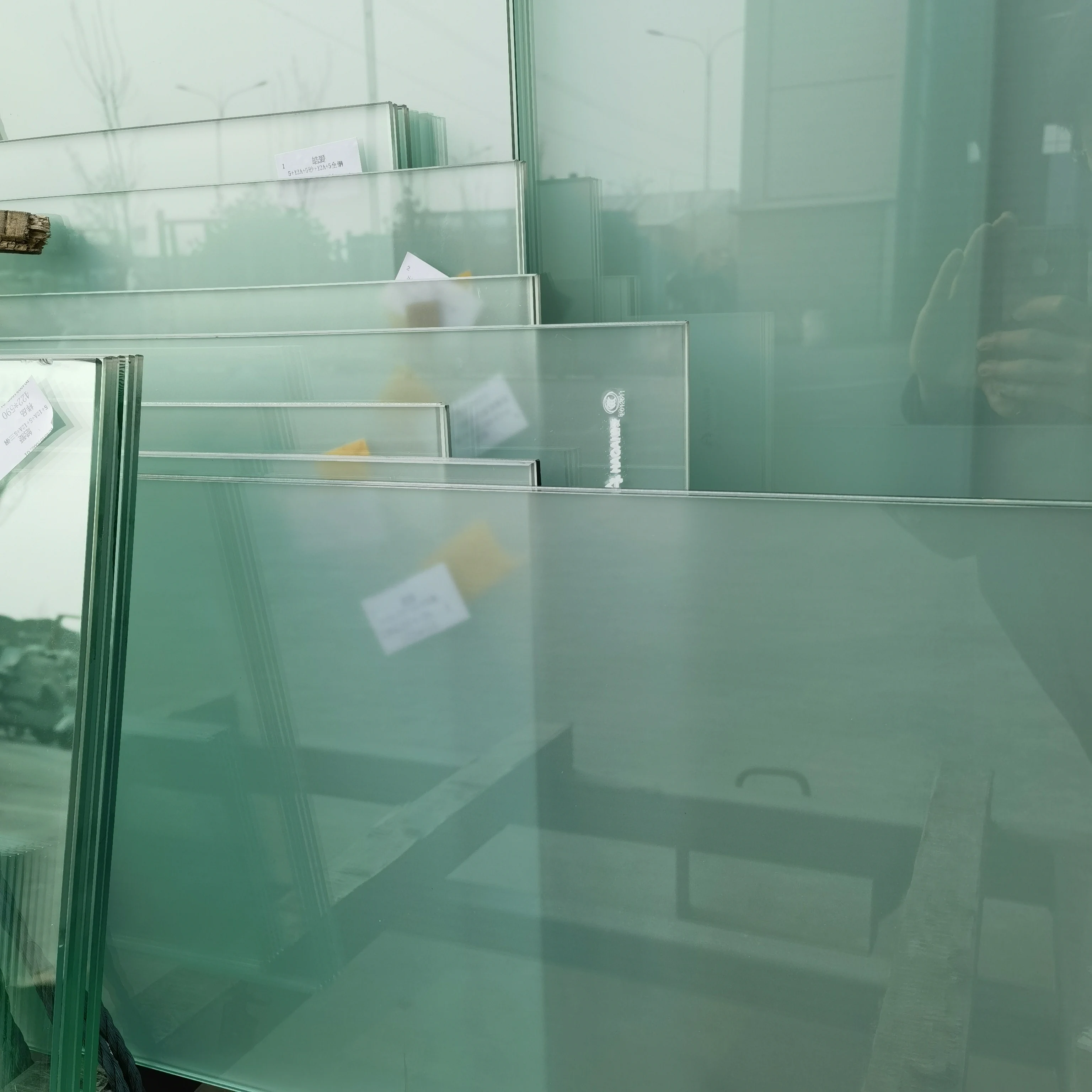 6mm 10mm 12mm Laminated Safety Glass Colored Float Clear Tempered ...