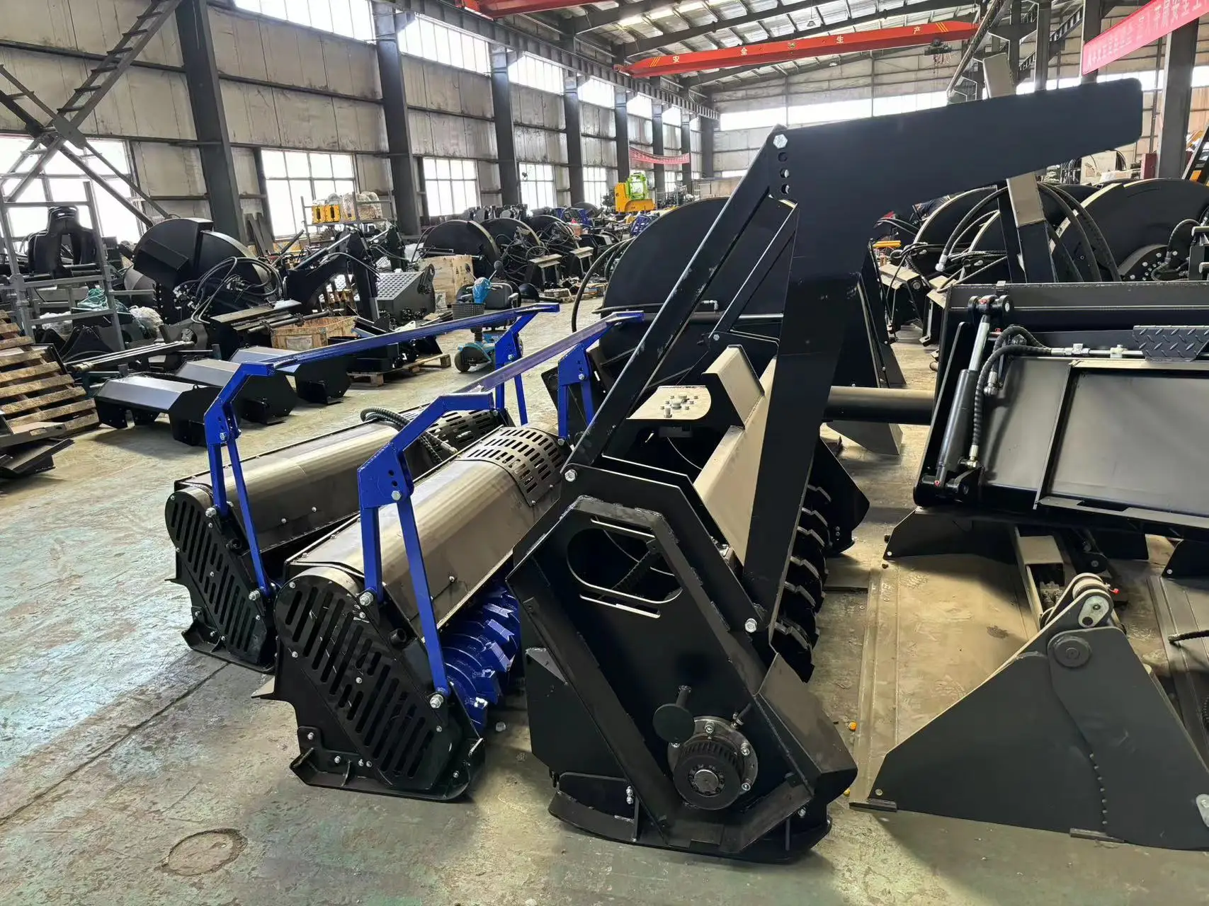 Excavator Skid Steer Tractor Forest Mulcher Skid Steer Attachments ...