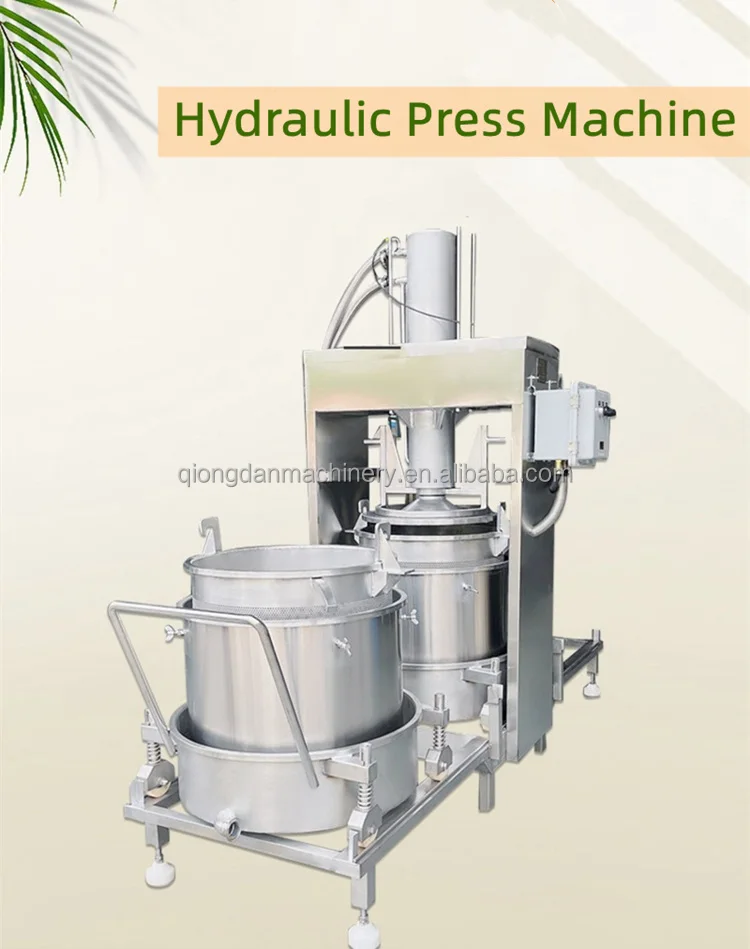Hydraulic Pressure Cold Press Fruit Juice Fruit Crusher and Juicer ...