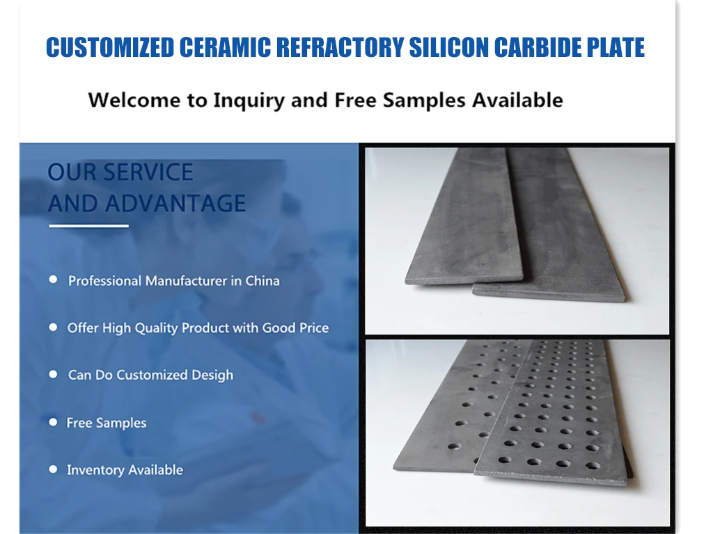 Good Quality Oxide Bonded Silicon Carbide Sic Plate / Kiln Shelves For ...