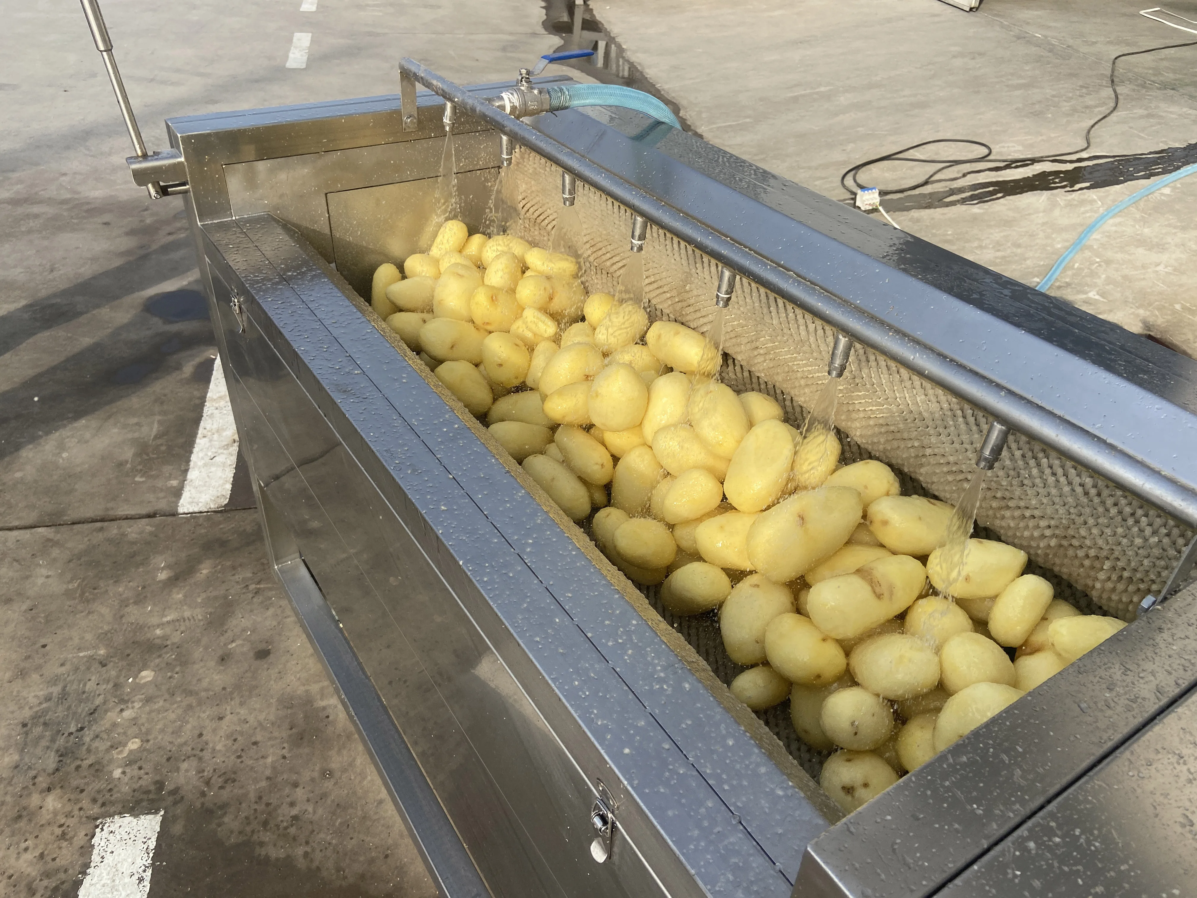 Tca Hot Sale Automatic Potato Washing And Peeling Machine - Buy ...