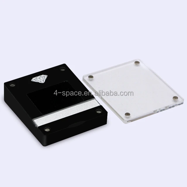 100 Grids Transparent Acrylic Diamond Gems Beads Storage Display Boxes ...