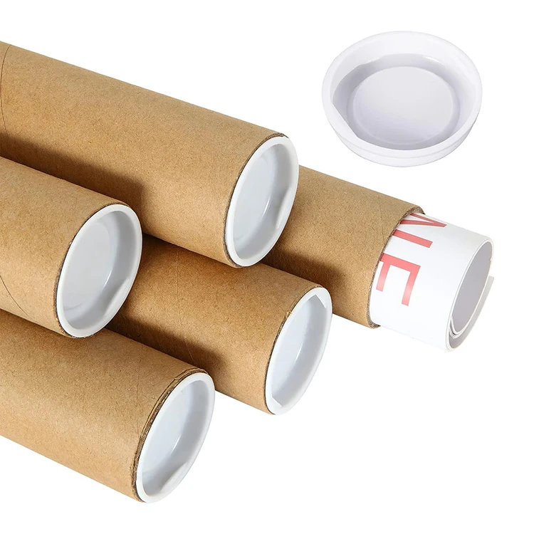 Wholesale Custom Movie Poster Cylinder Kraft Paper Mailing
