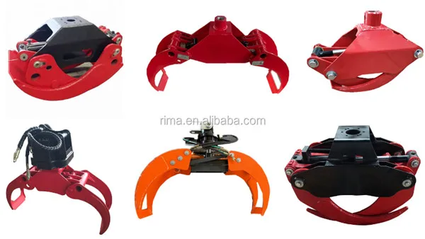 Excavator Hydraulic Clamp Grapple Rotator - Durable & Efficient