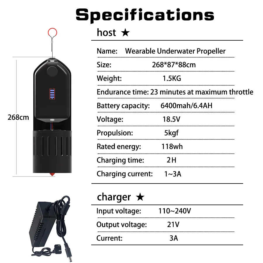 GCAMOLECH Scuba Diving Equipment - Electric Sea Scooters