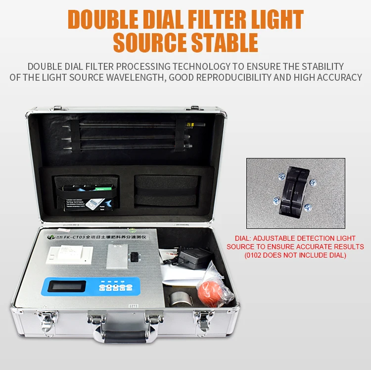 Portable Soil Nutrient Testing Equipment Npk Organic Matter Rapid ...