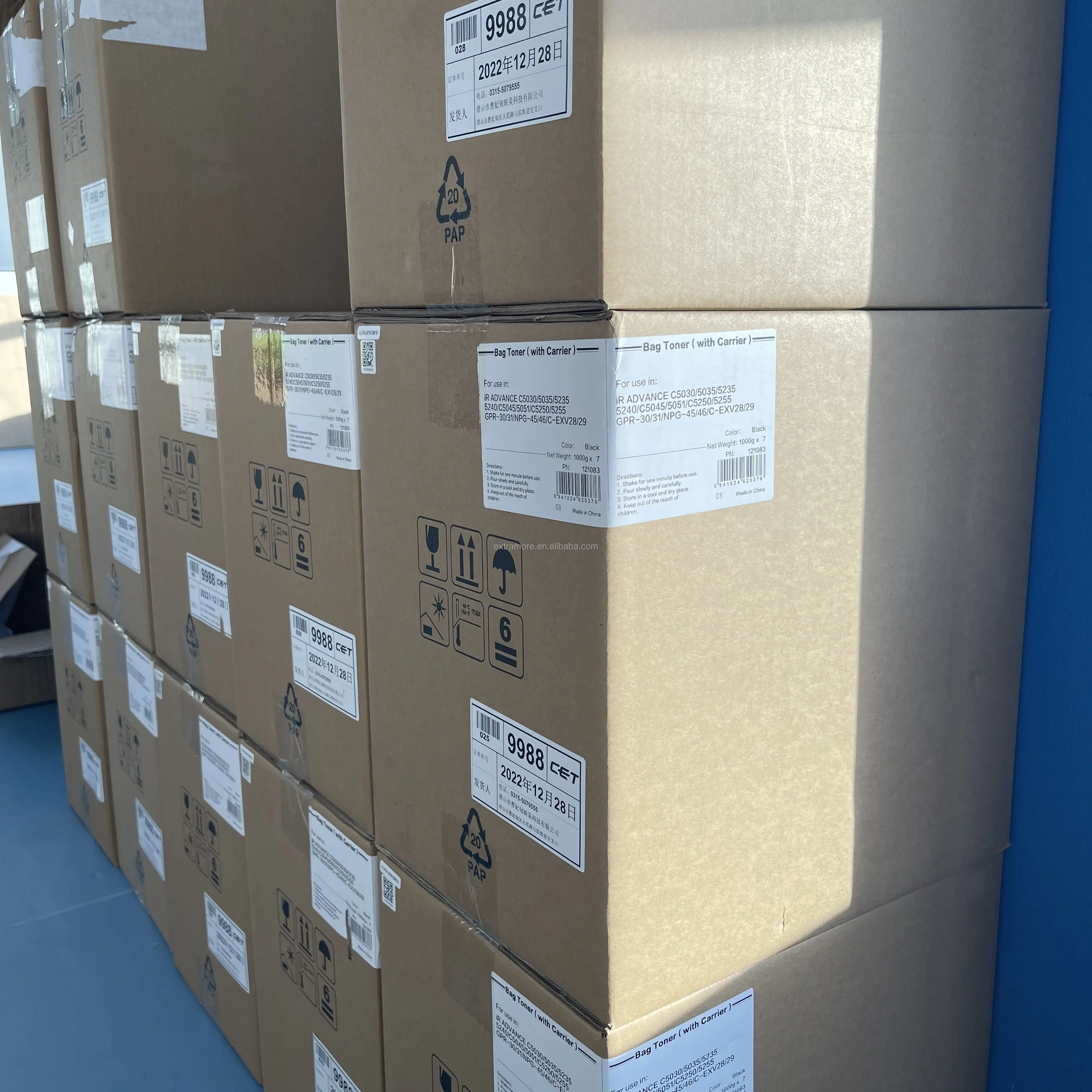 1000g Bulk Toner Bags for Canonir ADVANCE C5030/5035/5235/5240