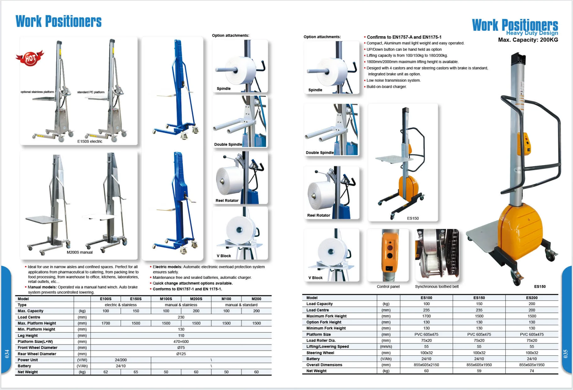 Single Column Lightweight Electric Stacker Truck Handling Station ...