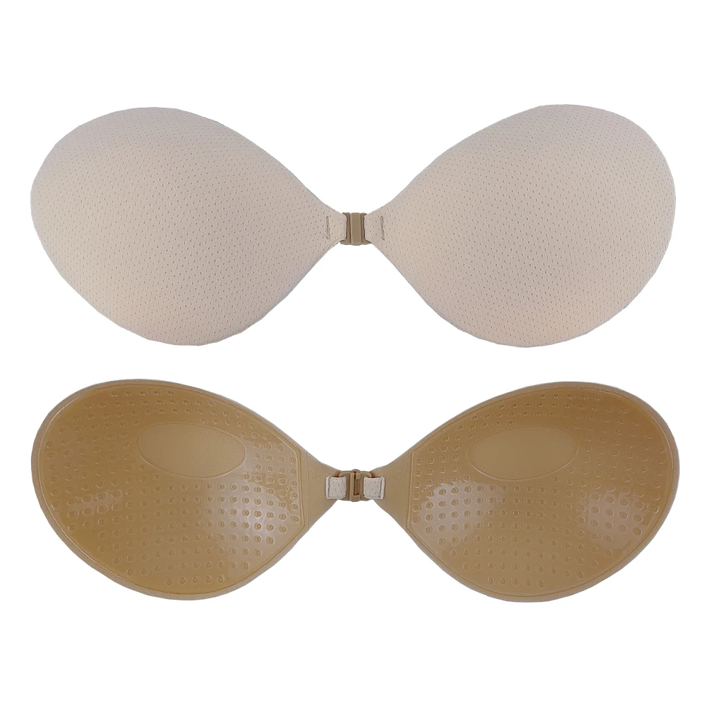 Mei Xiao Ti Soft Mesh Bra Breathable Non-slip Ultra-thin Silicone ...