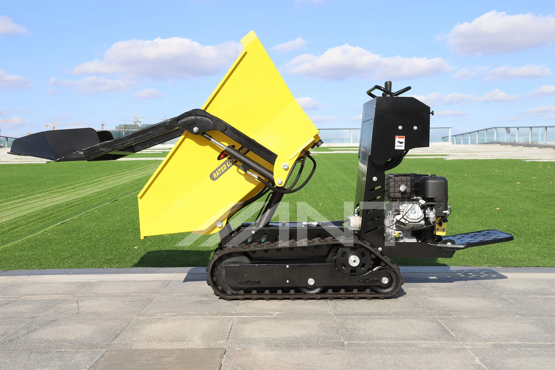 ANT Mini Dumper Crawler Power Barrow BY600W Self-Loading With Reliable ...