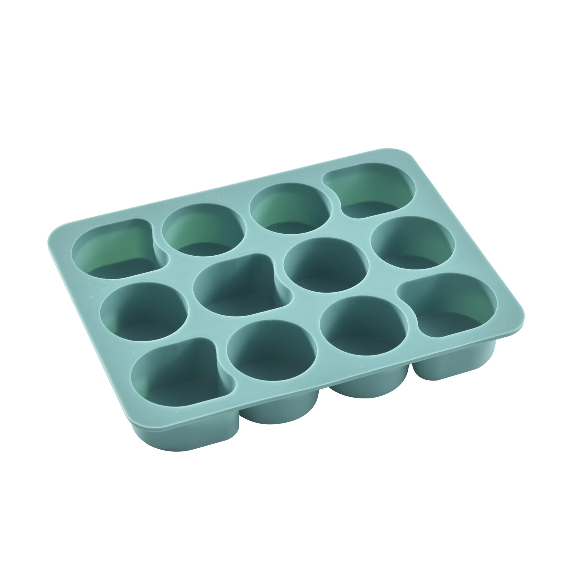 Square Ice Ball Cube Maker Mold Trays Custom Logo Round Ice Cream Mould ...