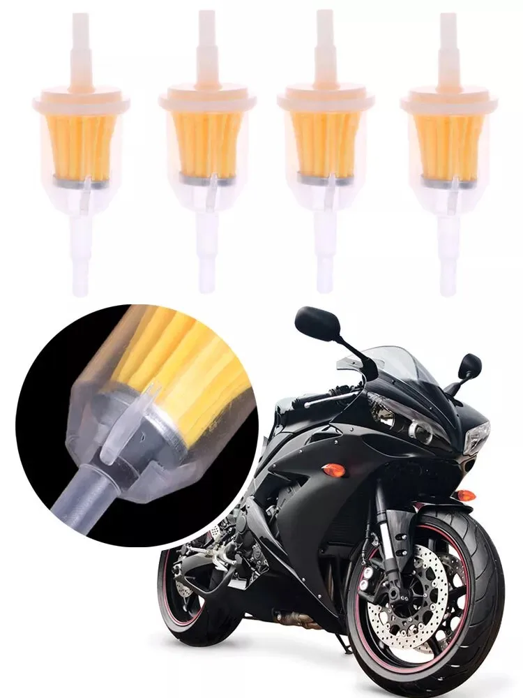Motorcycle Fuel Filter Inline Plastic Auto Motorcycles Gas Fuel Filter ...