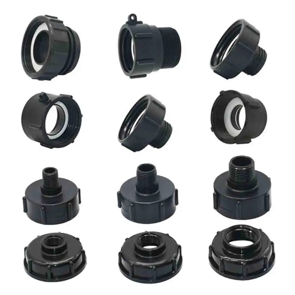 S60X6 IBC Tank Tap Connecter to 20/25/32mm for PE Tube Connector ...