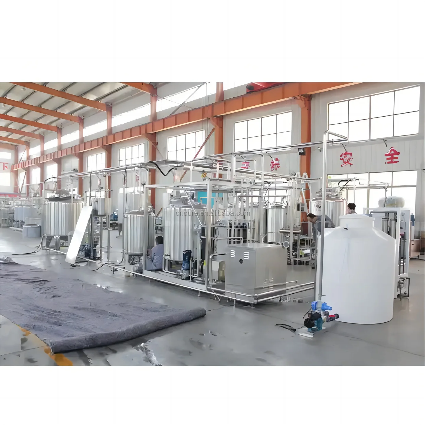Automatic 1000l Pasteurizer Milk Machine Milk Sterilizing Sterilizer ...