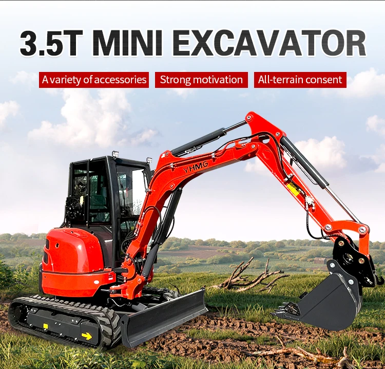 FREE SHIPPING Mini Excavators EPA Farm Home Use Crawler Digger Earth ...