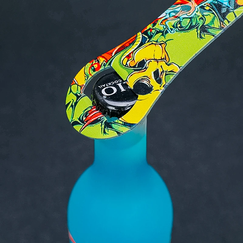 Custom Sublimation Stainless Steel Opener Bar Blade Customized Black ...