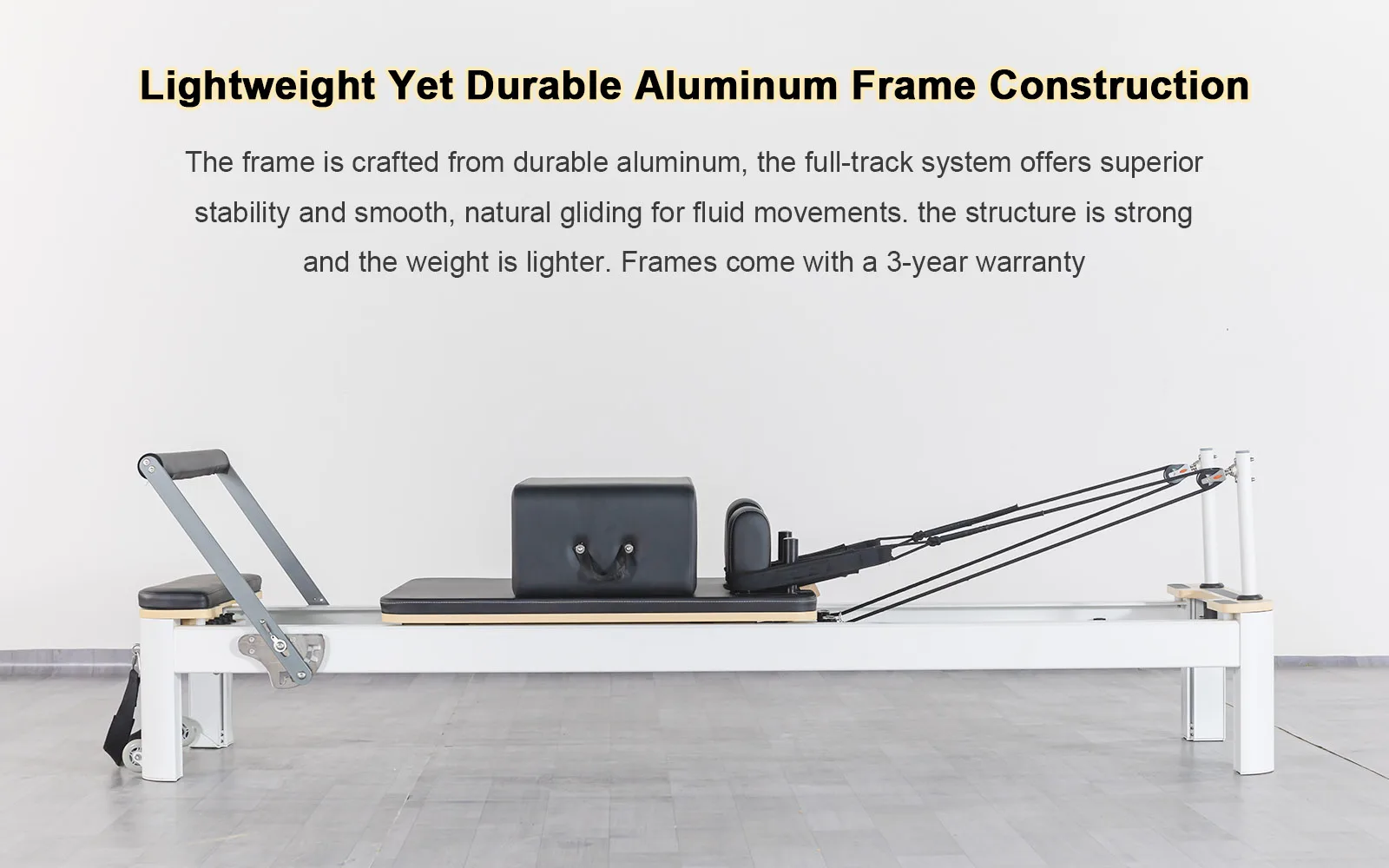 JUMO Brand Commercial Use White Aluminum Reformer Pilates