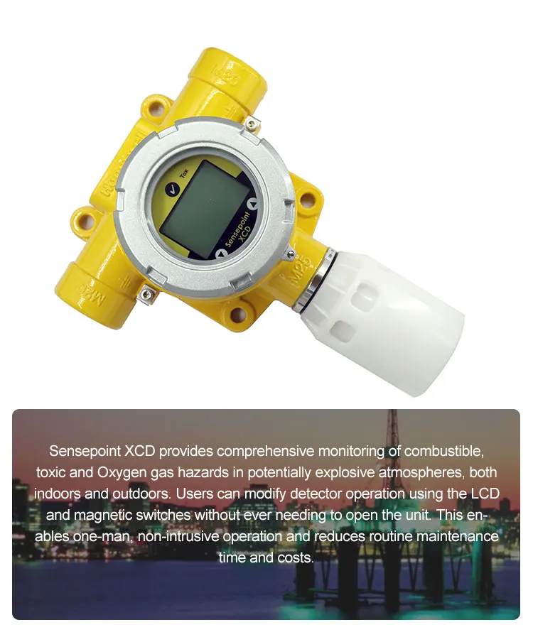 Honeywell Sensepoint XCD Stationary Methane Combustible Gas Detector Infrared Gas Detector ...