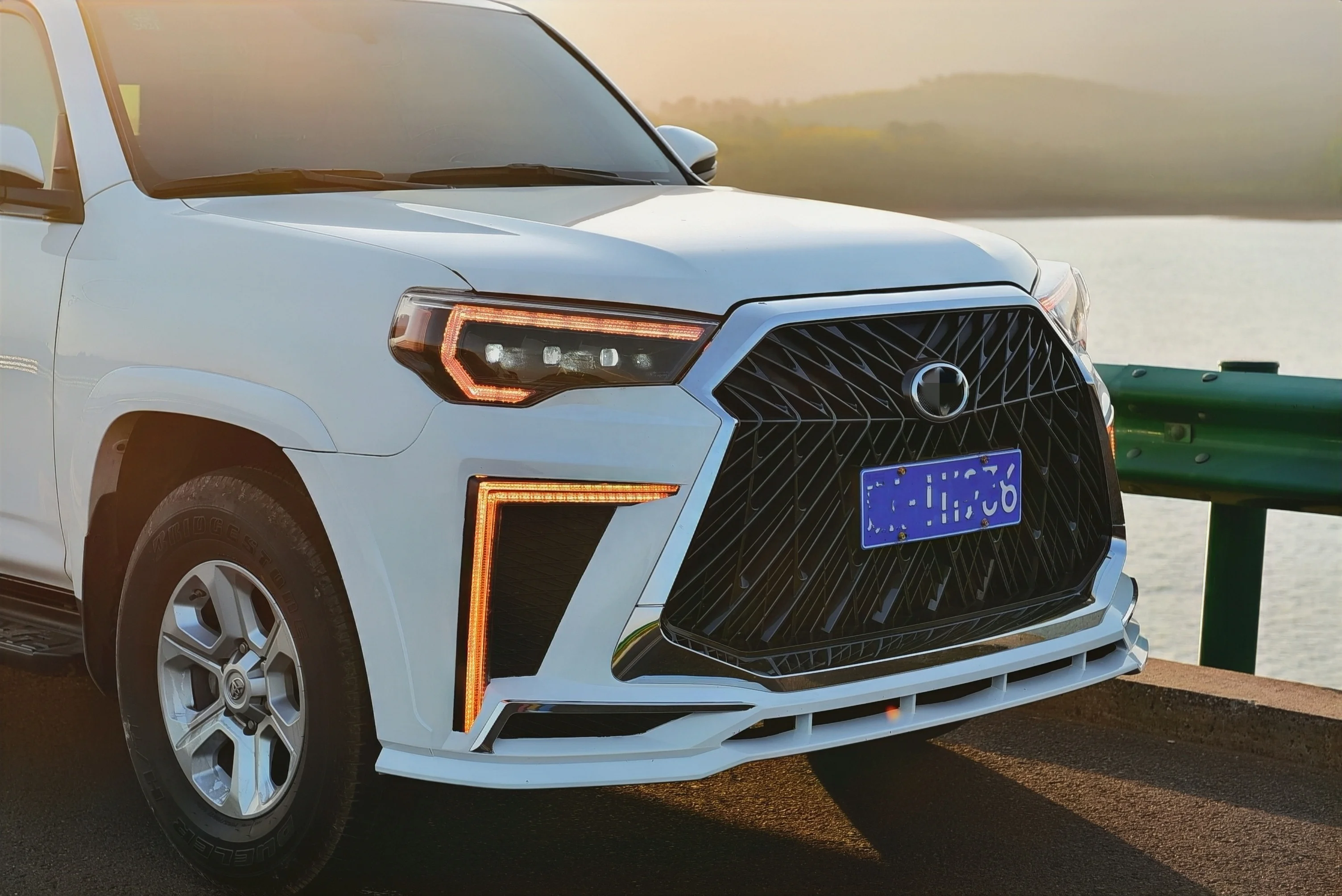 2010-2021 Lexus Style Body Kit For 4runner Body Kits With Led Headlamps ...