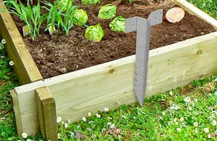 Heavy Duty Galvanized Fence Edging Stakes for Garden & OEM