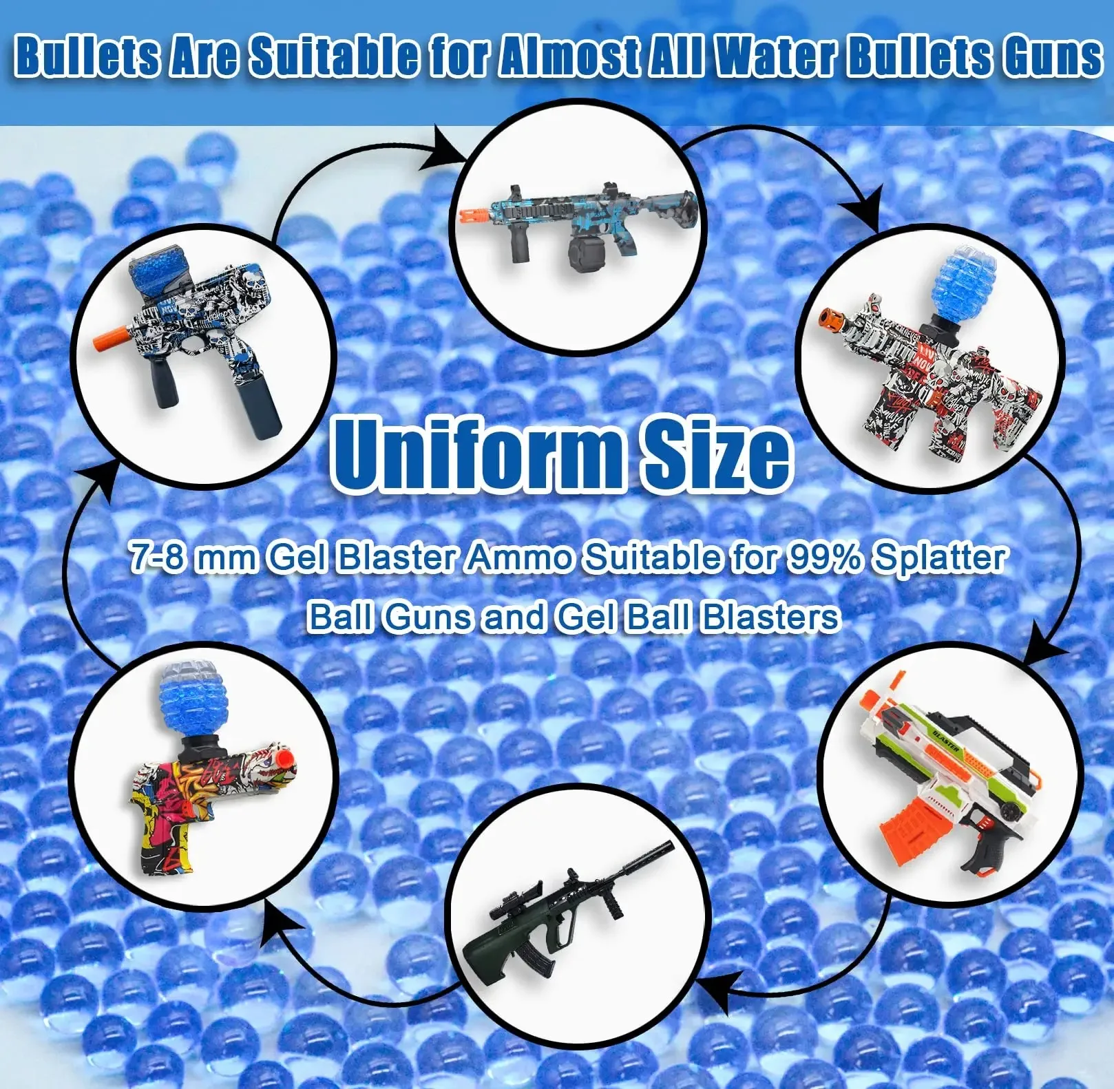 Water Splatrball Real Look That Gun Pistol Toy Rubber Soft Bullet Real ...