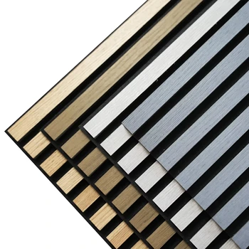 Cinema Wood Slatted Panels Flex Golden Ratio Acoustic Texture Acoustic ...