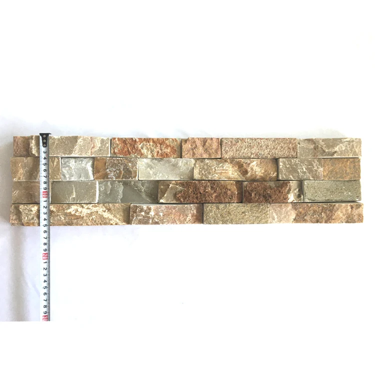 Quartzite Stacked Natural Stone Cladding For Exterior Wall - Buy ...