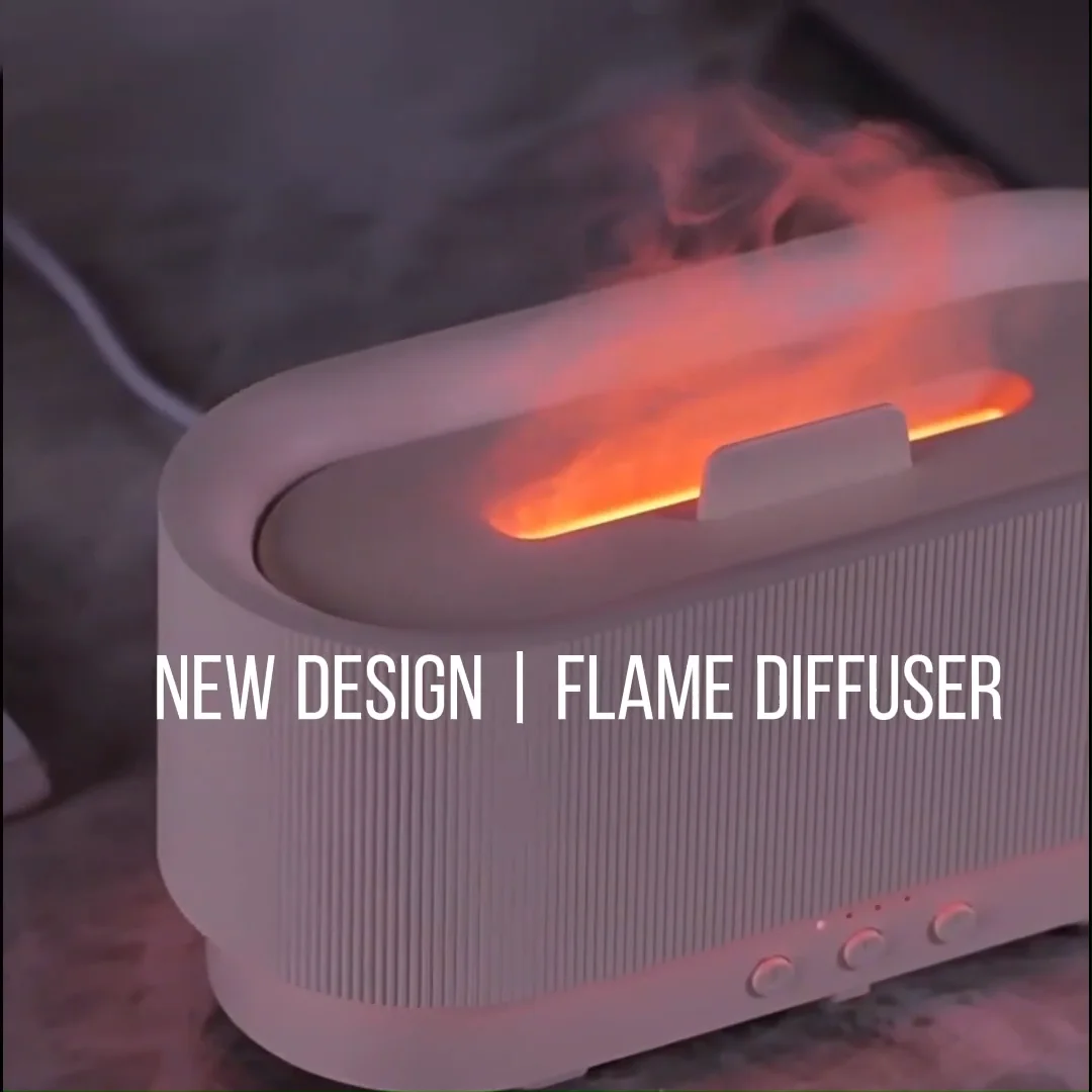 Wholesale Mini 3d Flame Aroma Diffuser 300ml Essential Oil Air ...