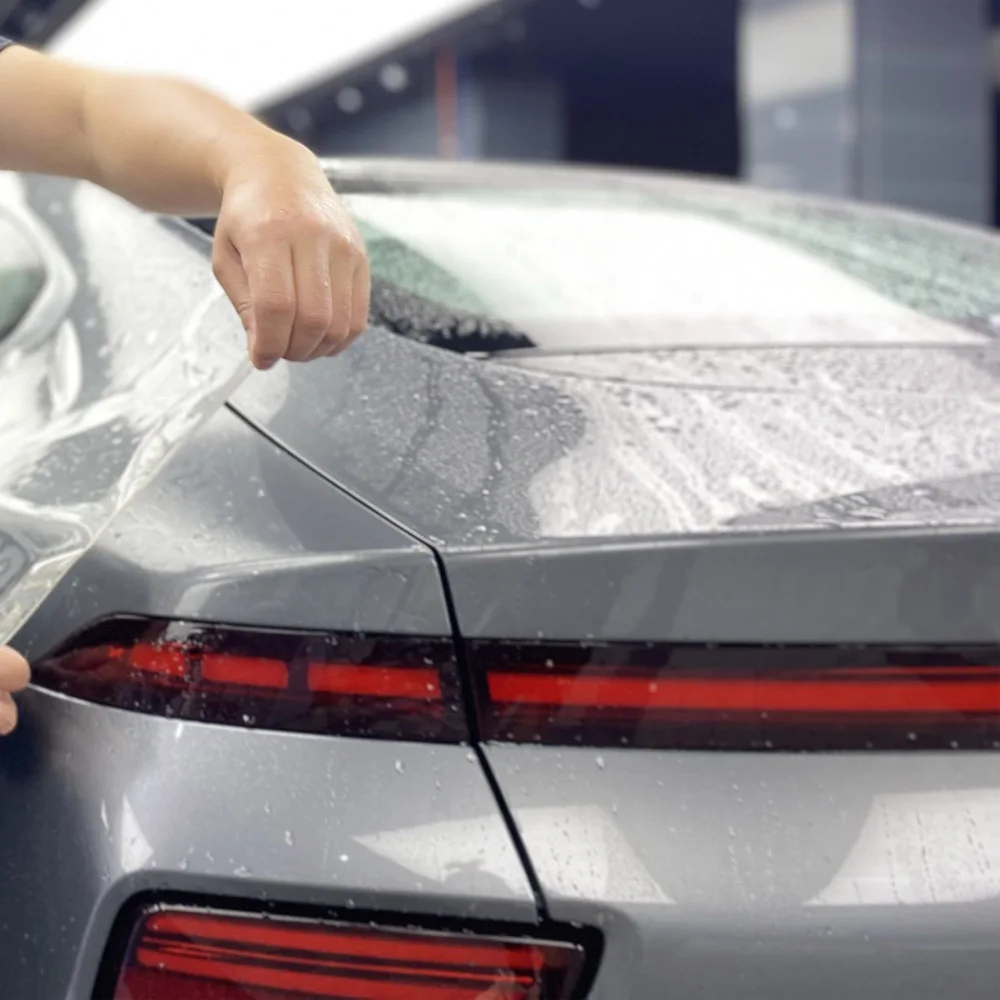 Universal Transparent Glossy Self-healing Car Paint Protection Film Non ...