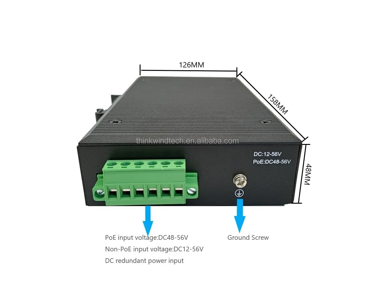 Din-rail Switch 8-port 10/100/1000m Base-t Industry Poe Switch With 2-port 100/1g Base-r(sfp ...