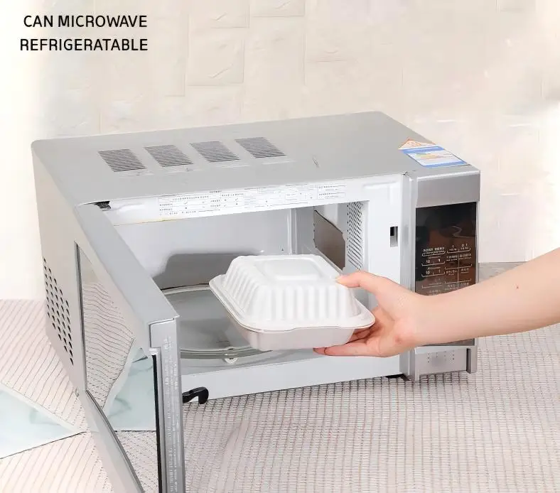 Biodegradable Microwave Safe Mineral Filled PP Clamshell Container ...
