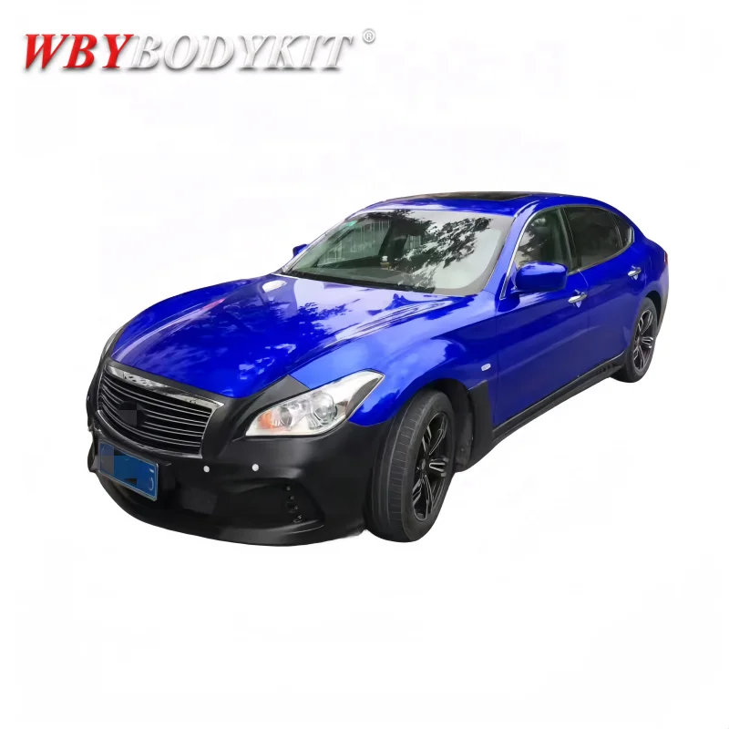 WD Style Front Bumper Side Diffuser Rear Bumper Kit for Infiniti Q70 ...