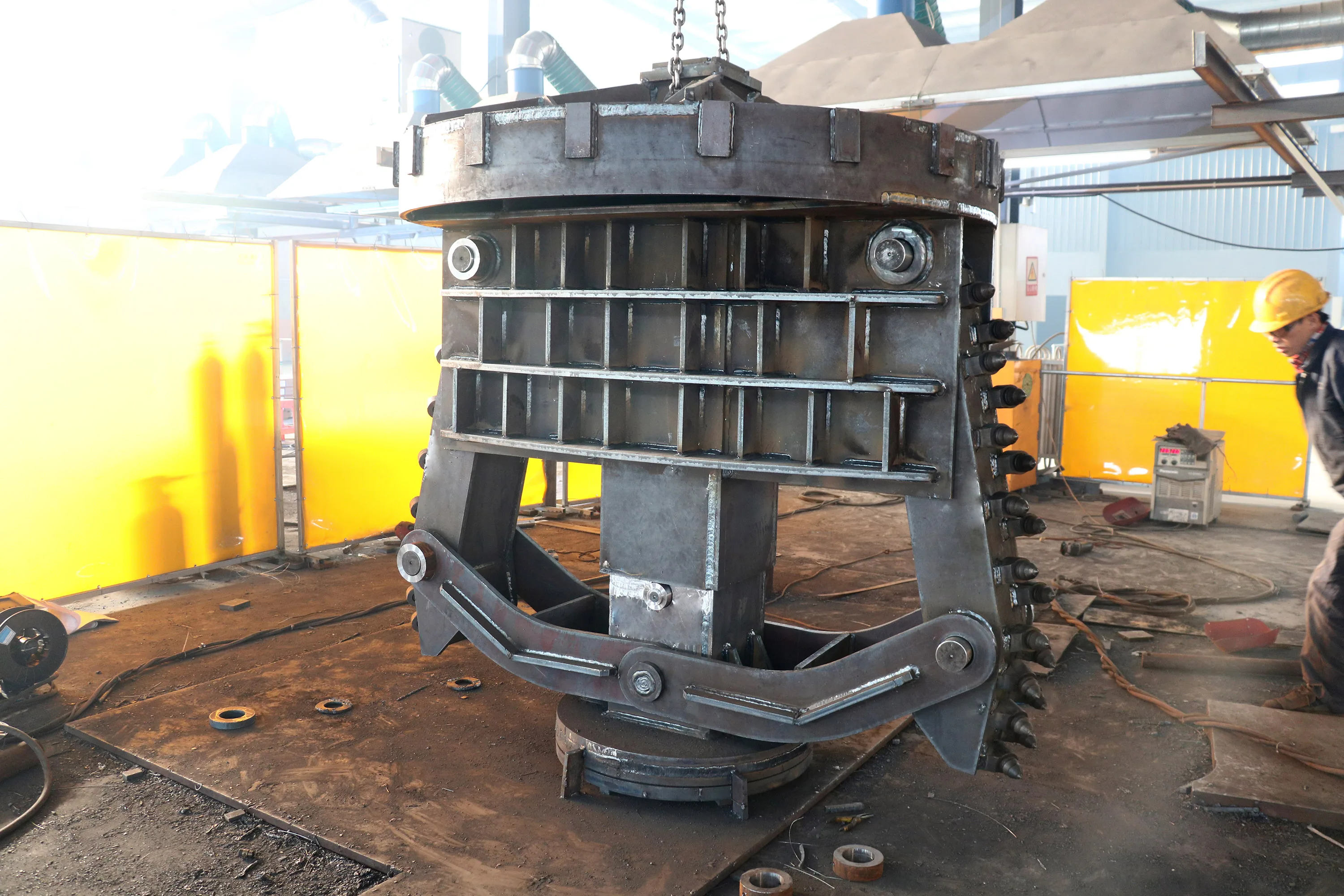 Piling Rig Parts Auger Boring Machine Earth Drill Bits Belling Bucket ...