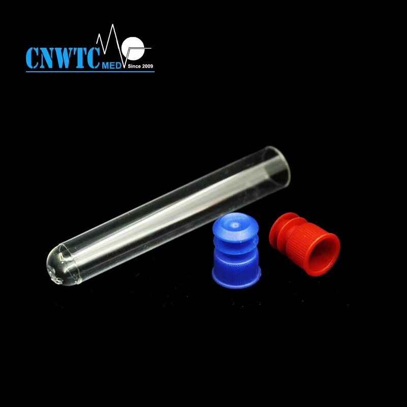 Lab Use Red Blue Color 12mm/13mm/16mm Plastic Tube Stopper For Test ...