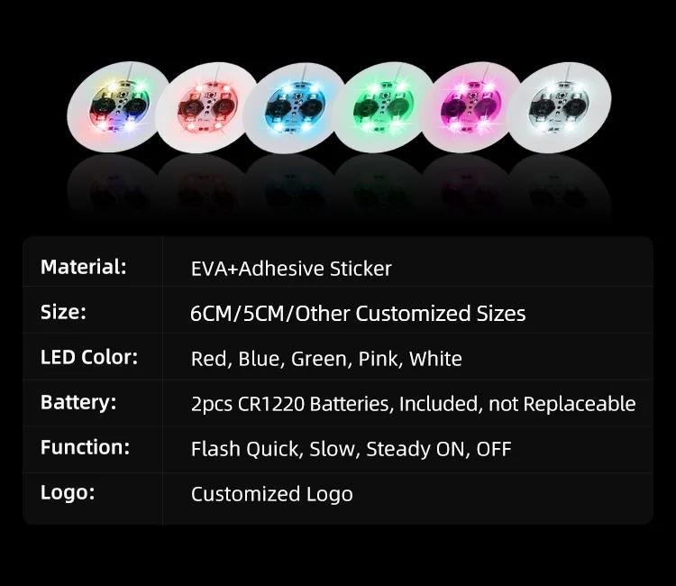 LED Bottle Stickers - Fun Party Accessories for All Occasions