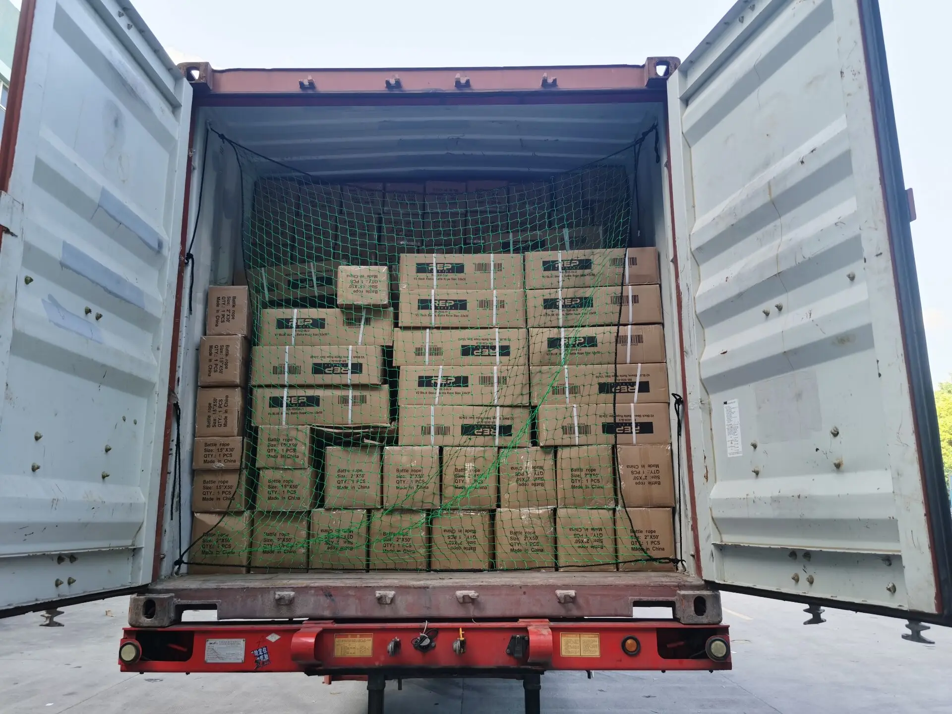 Factory Supplier Custom Pe Nylon Knotted Container Cargo Net Safety Net ...