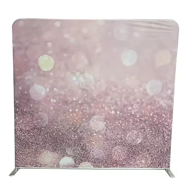 Booth Exhibition Backdrop Portable Backdrop Stand Custom Fabric ...