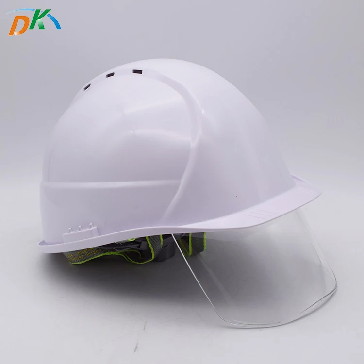 DEKE EN166 Approved Standard Safety Helmet with Chin Strap Removeable ...