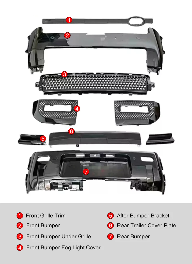 Artway Bodykit for Land Rover Defender 110 - Black Skirts