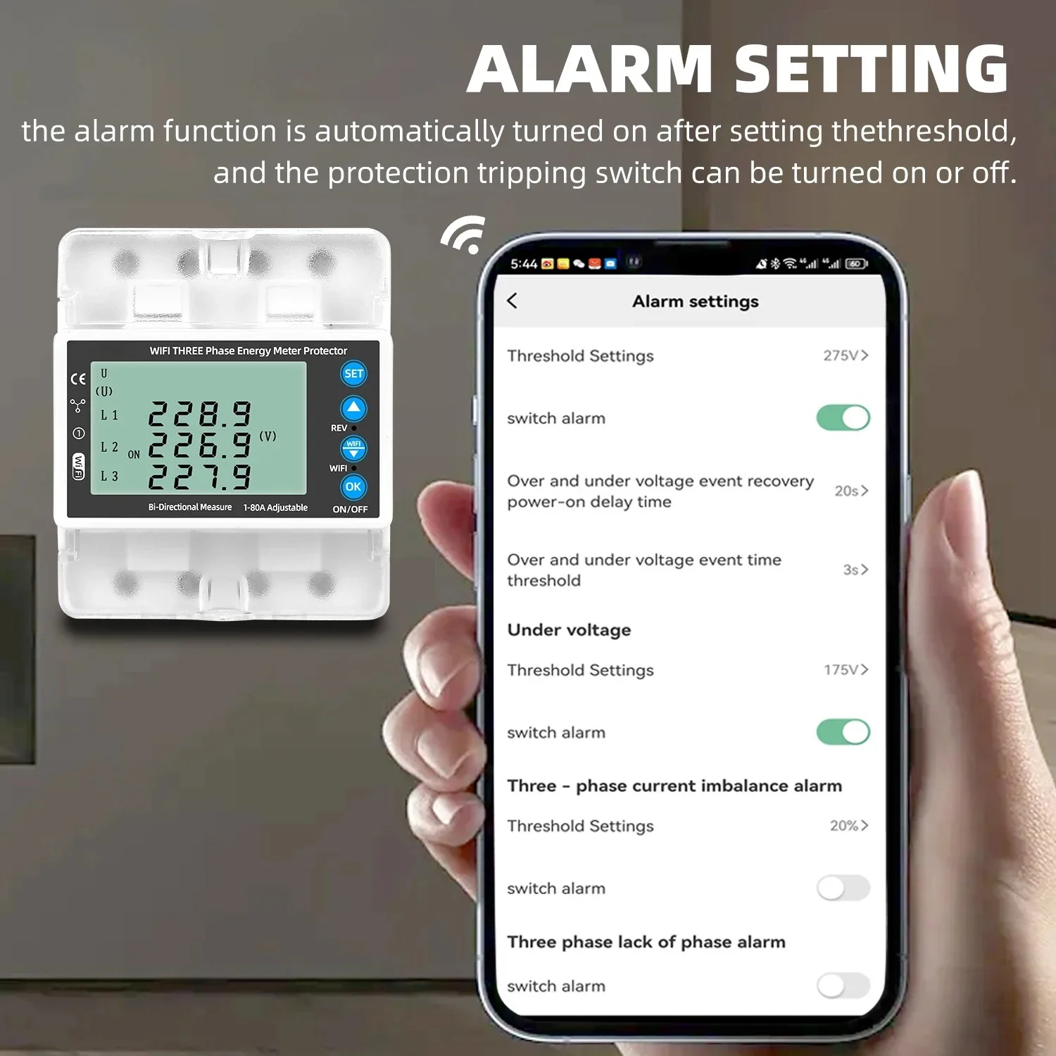 Goods Solar Power Bidirectional Metering Wifi Phototaic Smart Meter ...