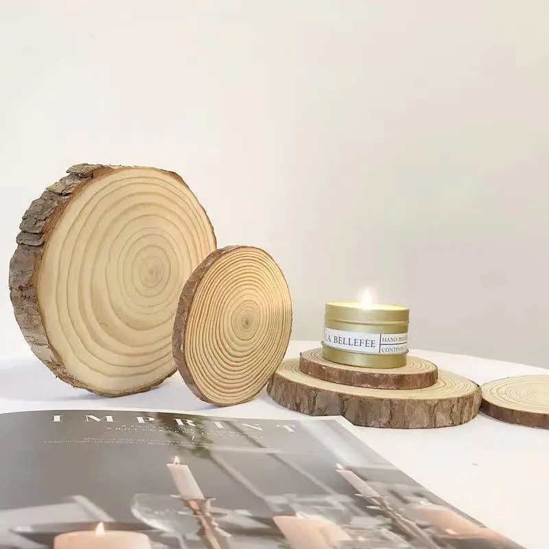 Custom Wood Circles For Crafts Centerpieces Wooden Home Decor Rustic ...