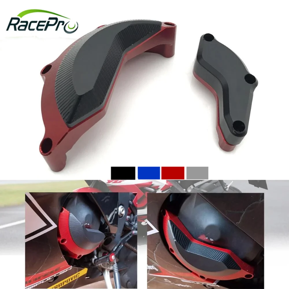 Racepro Motorcycle Cnc Engine Case Slider Protector Cover Set For ...