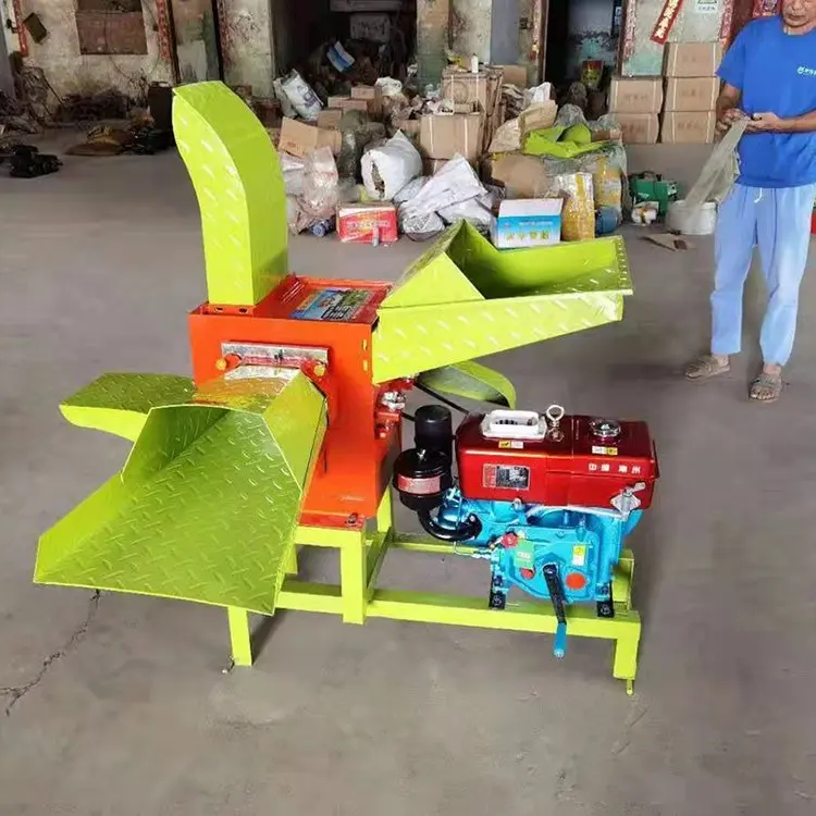 Alibaba.com: 3.8/8T diesel engine hay forage chopper, small chaff ...