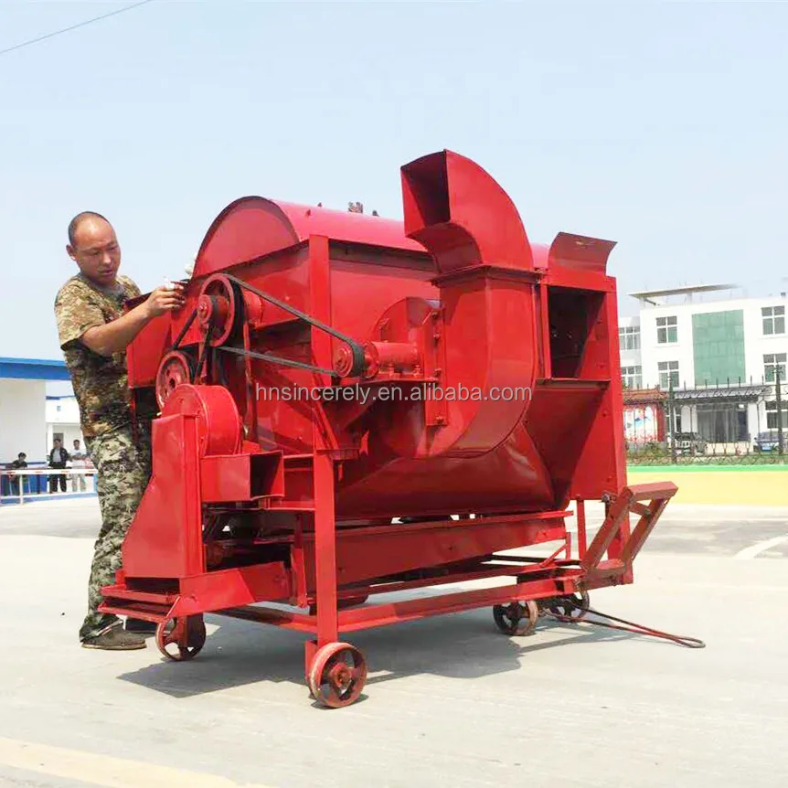 Combine Mobile Rice Wheat Thresher Sorghum Thresher Machine Crop ...