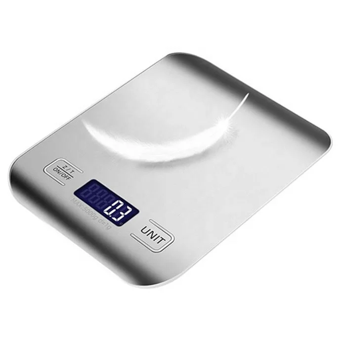 Food Scales Stainless Steel Scale Kitchen Accuracy With Lcd Digital ...