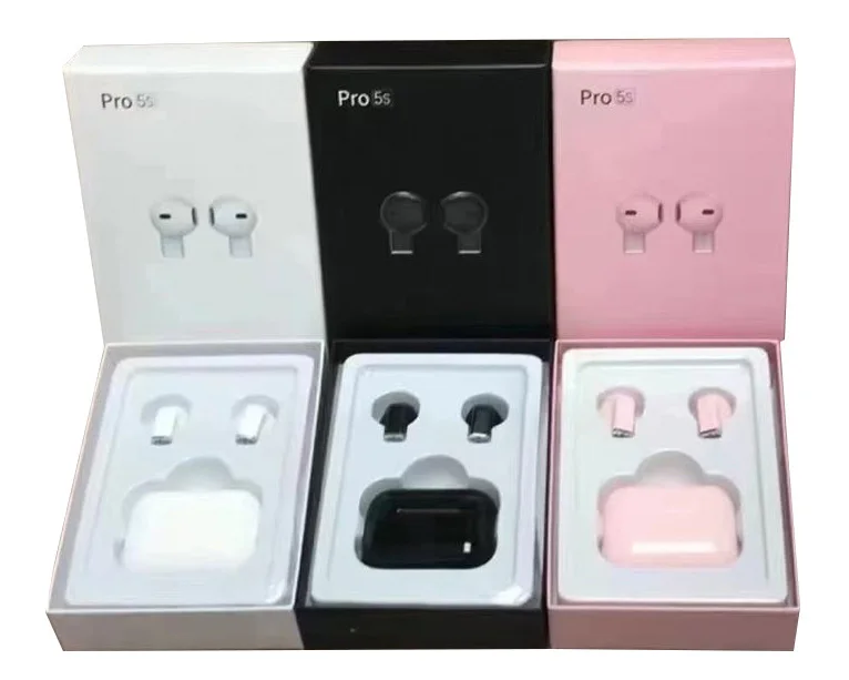 Pro5S Semi In-Ear Wireless Earbuds for Sports and Gaming - HiFi Sound ...