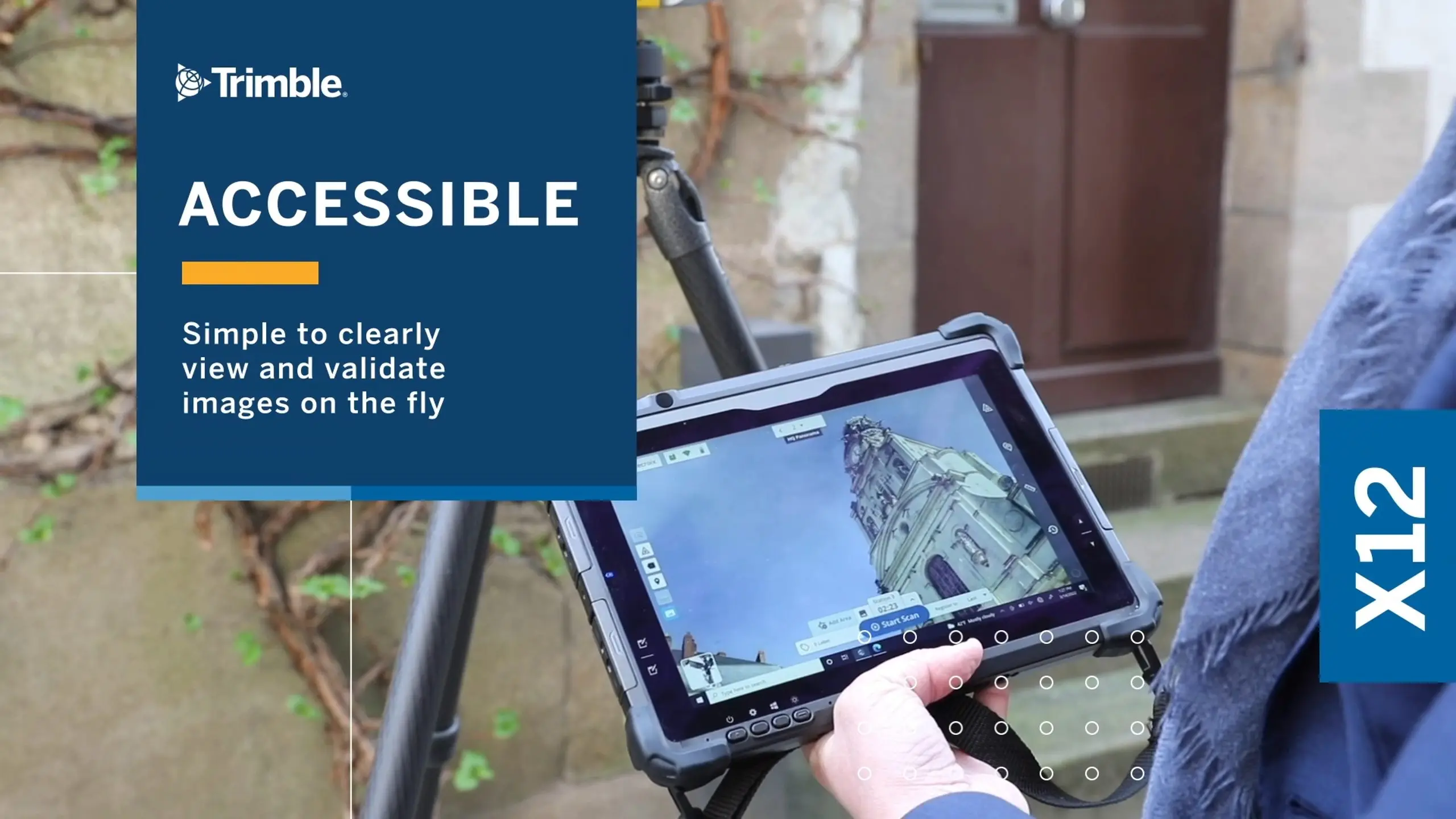 Trimble X12 3D Laser Scanner - Efficient Surveying Tools