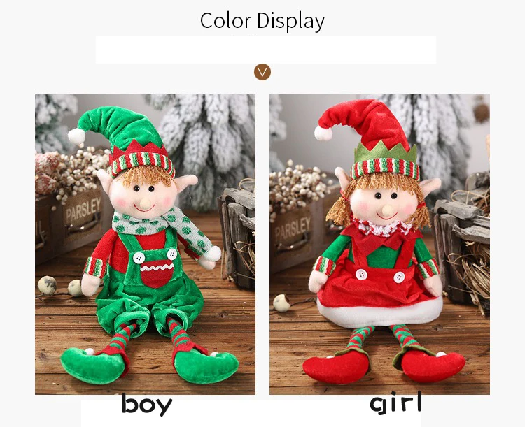 Wholesale Custom Hot Selling Elf Soft Plush Toys Cute Christmas Toys ...